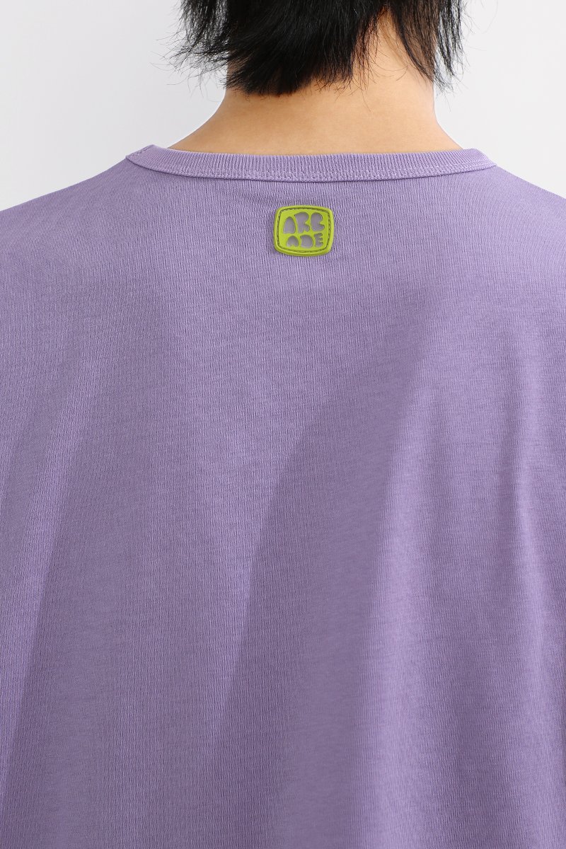 "SAY CHEESE" BOXY-FIT TEE IN YAM