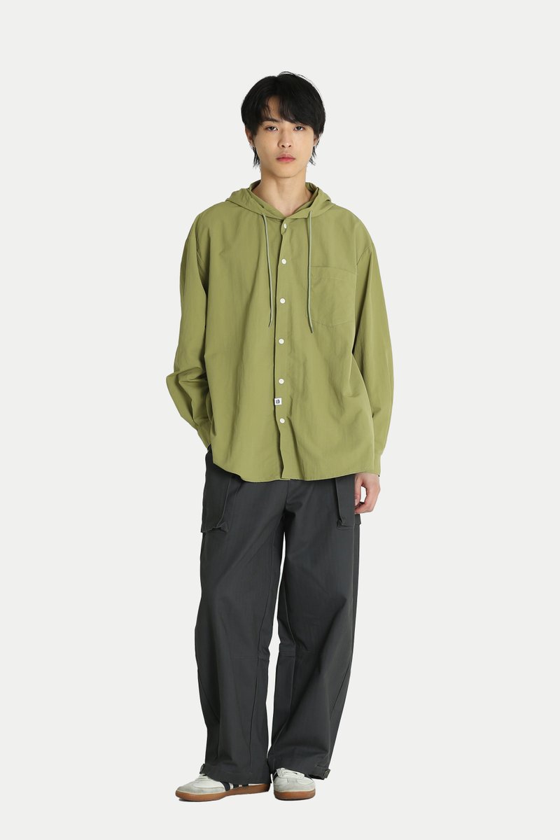 GUS RELAXED-FIT MONKEY TROUSERS IN CHARCOAL